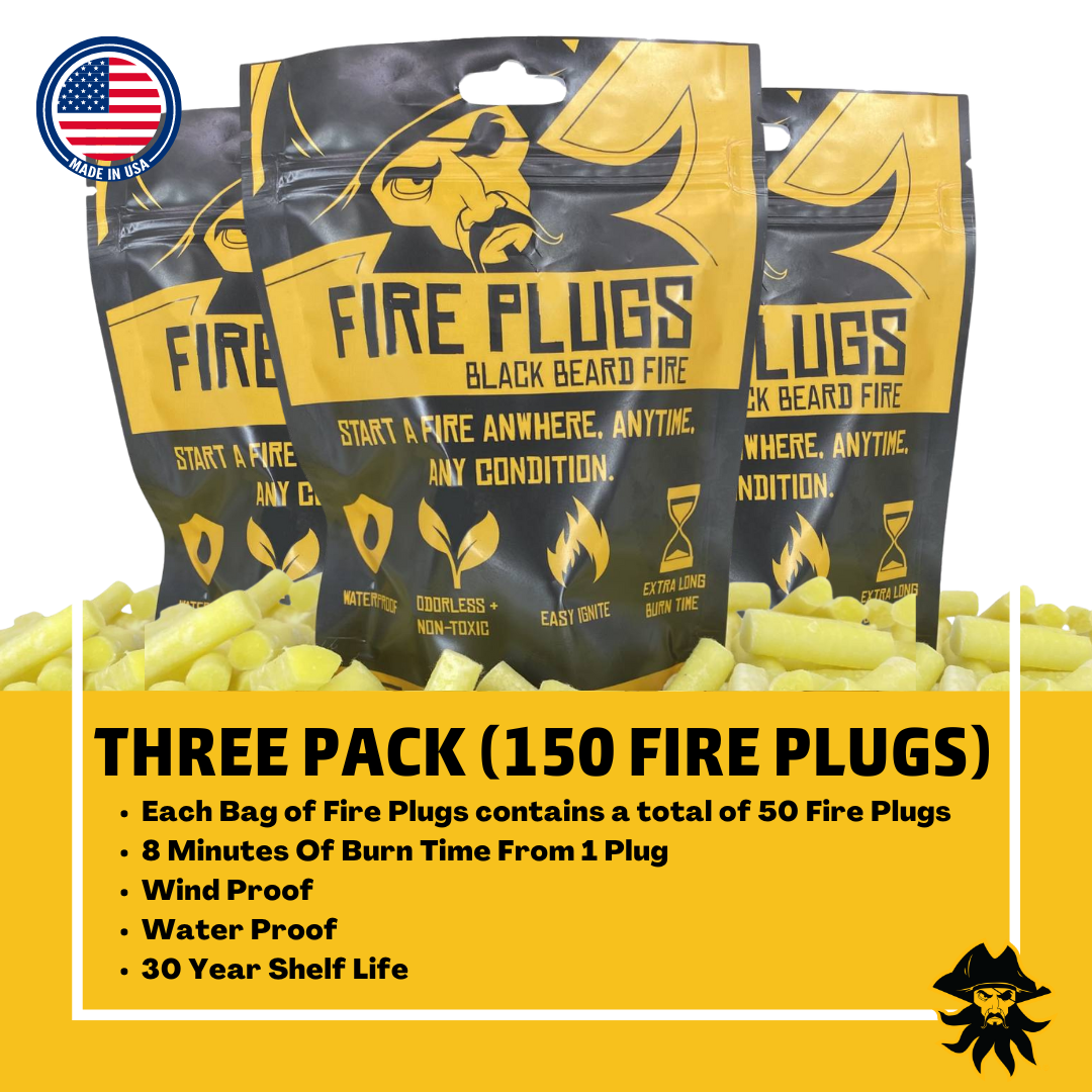 Fire Plugs - Fire Starter Tinder – Black Beard Fire Starters