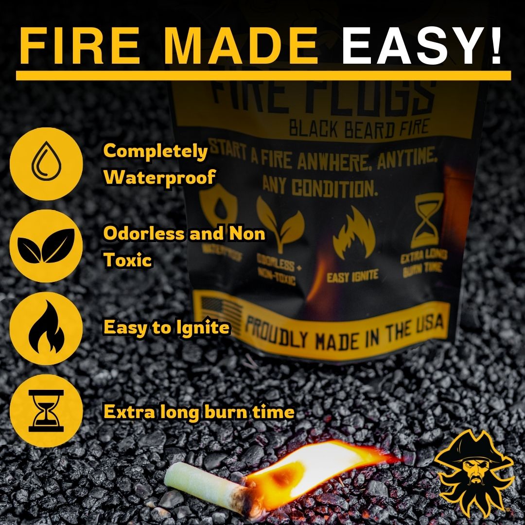The Black Beard Fire Plugs – Black Beard Fire Starters